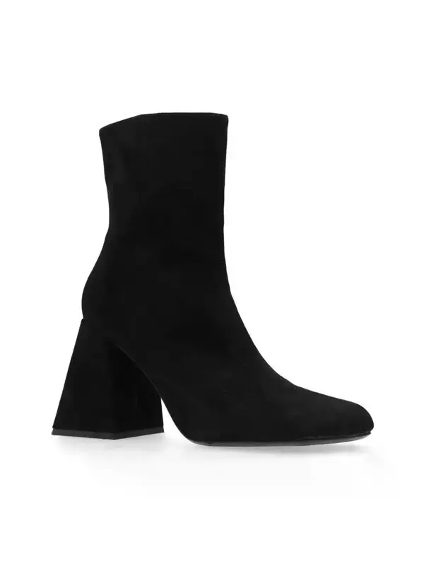 VIC MATIE Square Toe Zip Fastening Block Heel Boots