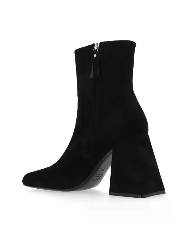 VIC MATIE Square Toe Zip Fastening Block Heel Boots