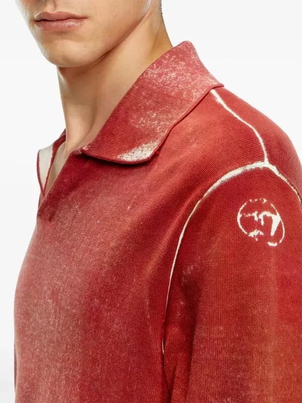 DIESEL® Faded Effect Fine-rib Jumper