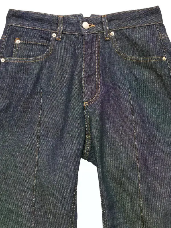 FLEUR DU MAL Flared Denim Jeans