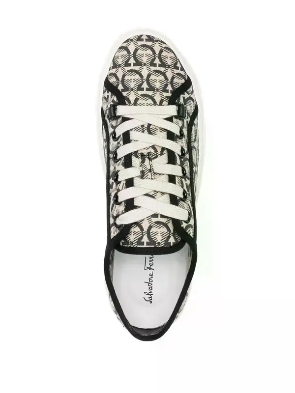 FERRAGAMO Anson Gancini-jacquard Sneakers