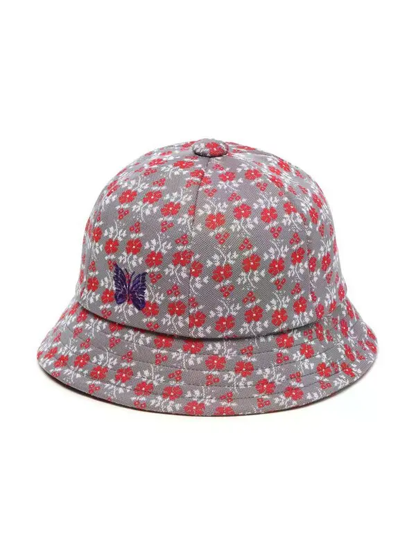 Needles Logo-embroidered Floral Bucket Hat