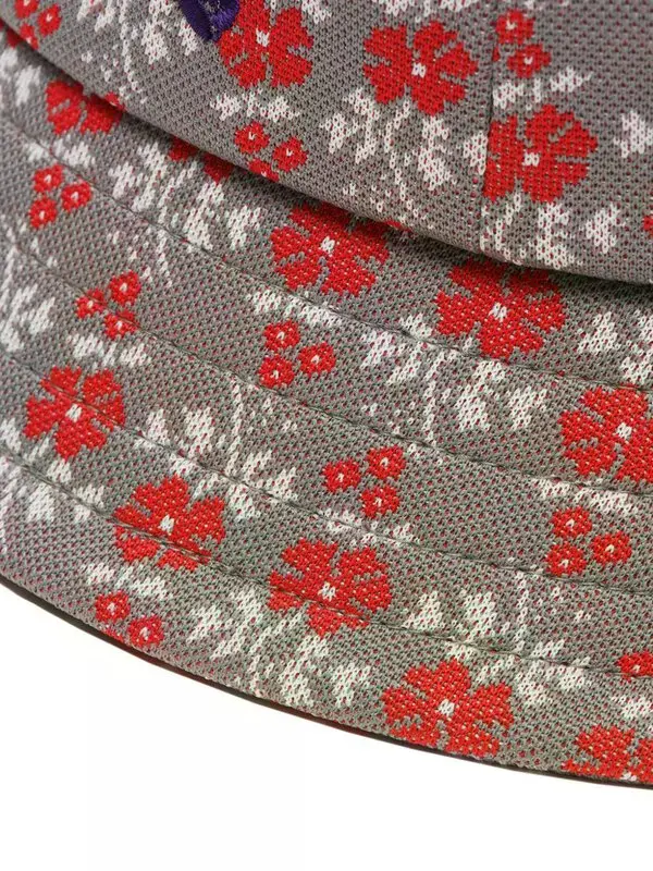Needles Logo-embroidered Floral Bucket Hat