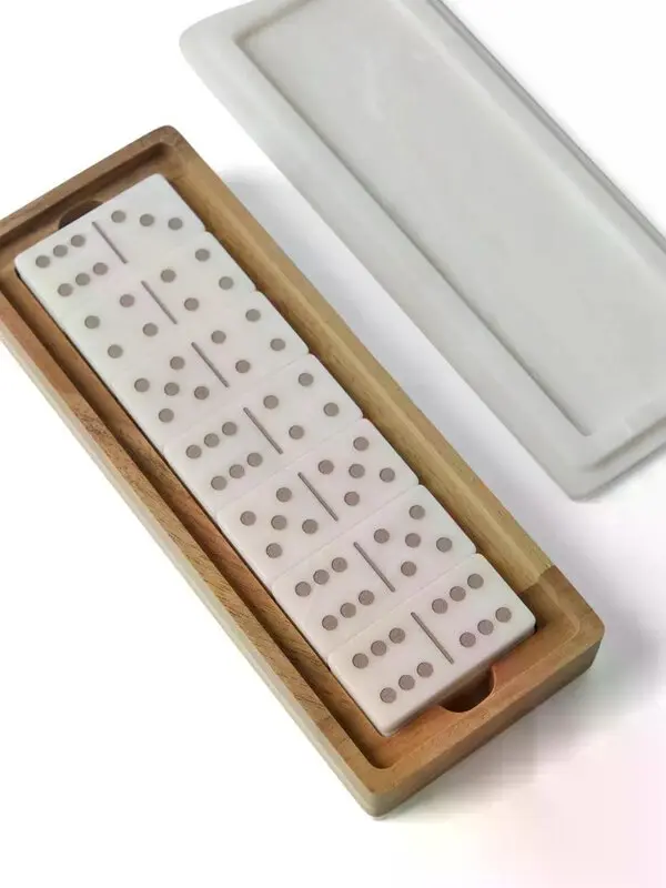 Brunello Cucinelli Walnut Domino Set