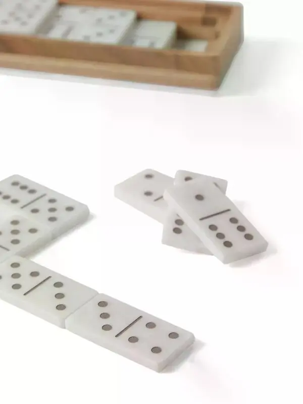 Brunello Cucinelli Walnut Domino Set