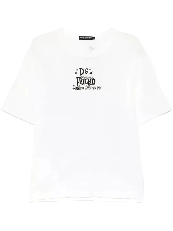Dolce & Gabbana Graphic-print T-shirt - White