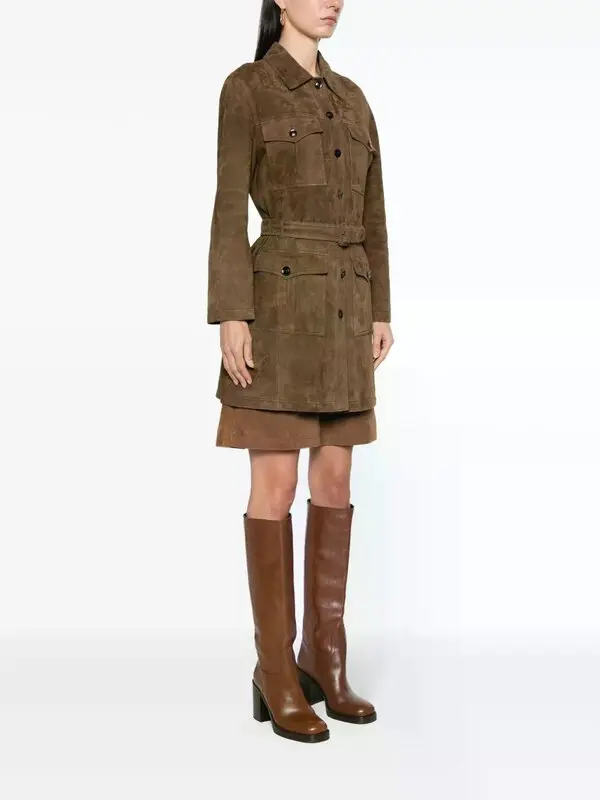 TOM FORD Suede Leather Coat