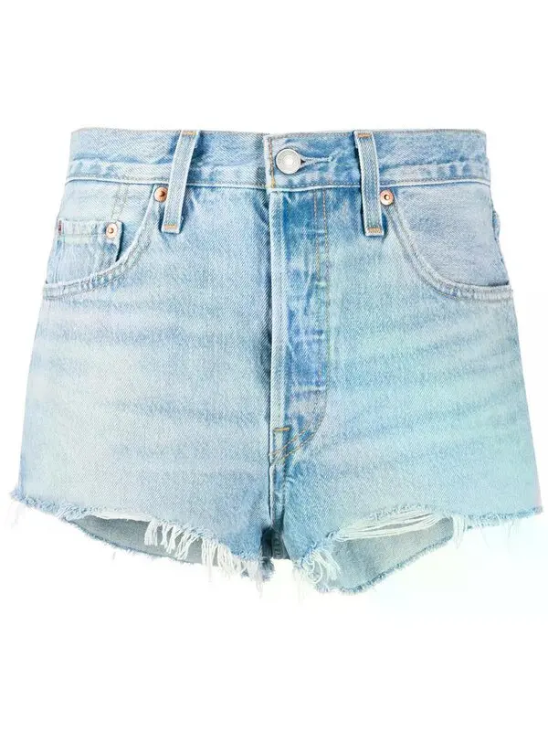 LEVI'S Distressed Denim Shorts
