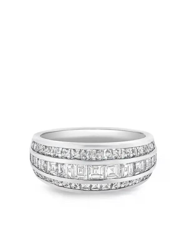 PRAGNELL Platinum Manhattan Diamond Ring - Silver