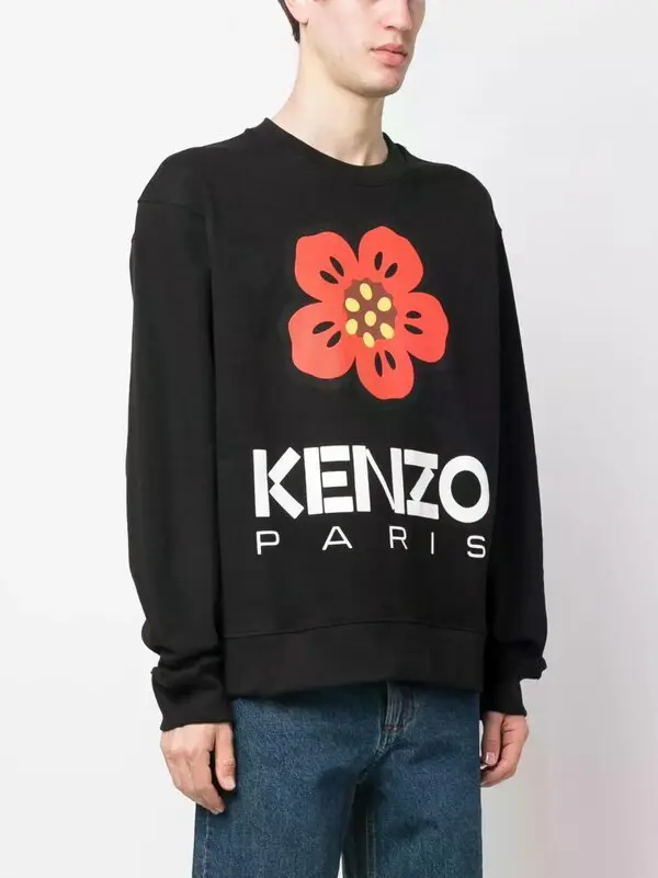 Kenzo Poppy Cotton Sweatshirt