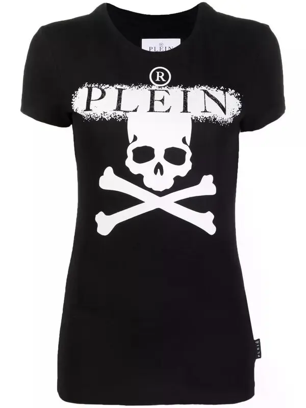 Philipp Plein Skull-print Short-sleeve T-shirt - Black