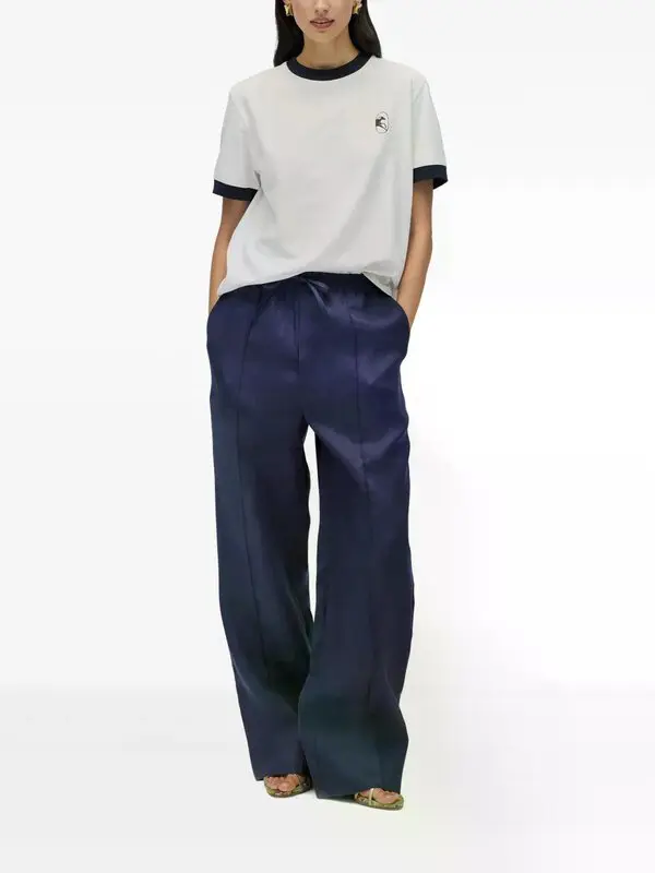 Sleeper Drawstring Wide-leg Trousers