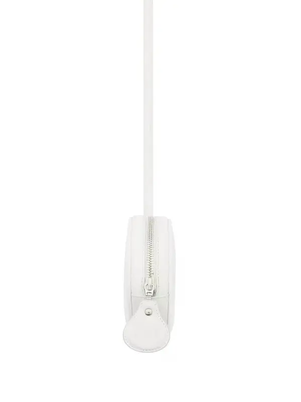 COURREGES Re-edition Circle Leather Bag - White