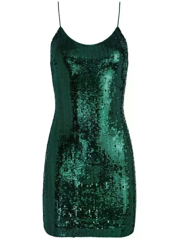 Alice + Olivia Nelle Sequin Dress