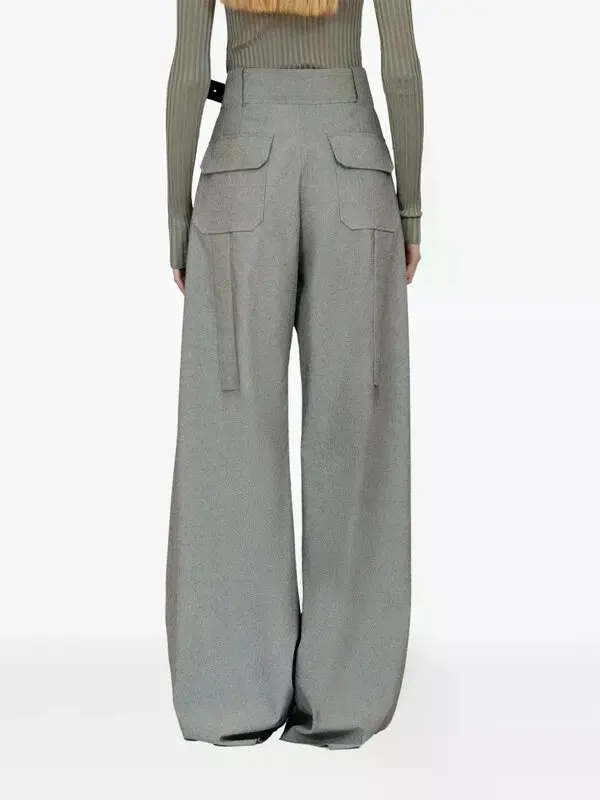 FERRAGAMO Canvas Palazzo Trousers