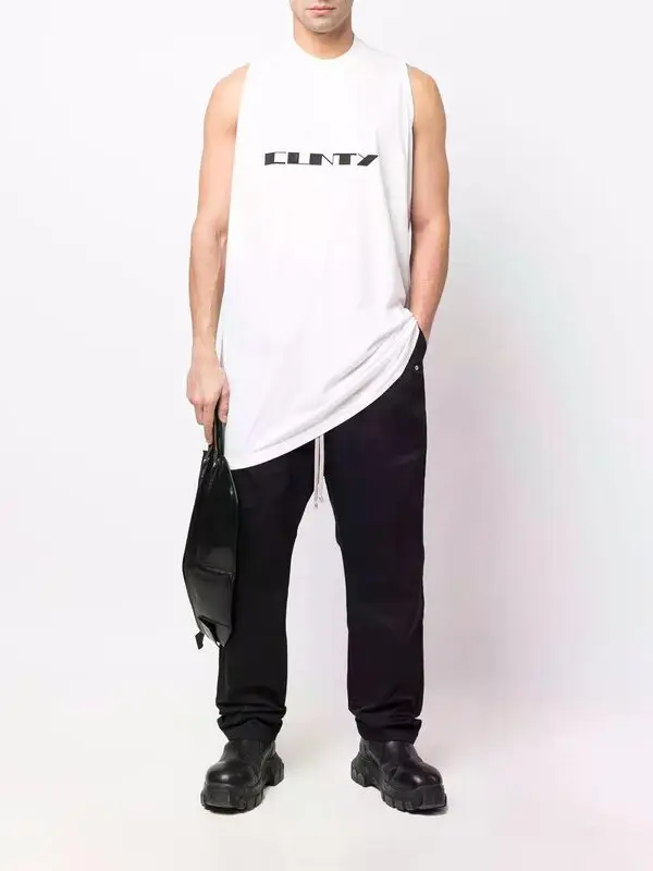 Rick Owens Drop-crotch Drawstring Trousers