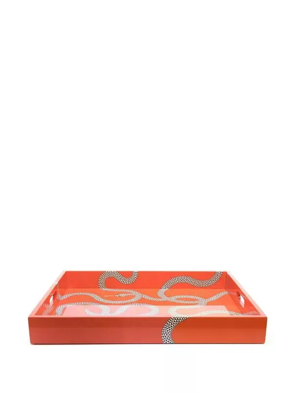 Jonathan Adler Eden Snake-print Tray