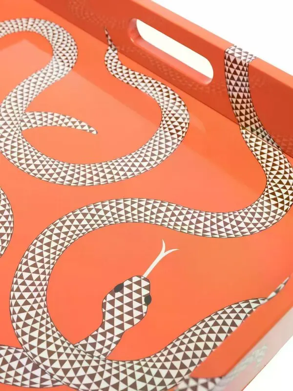 Jonathan Adler Eden Snake-print Tray