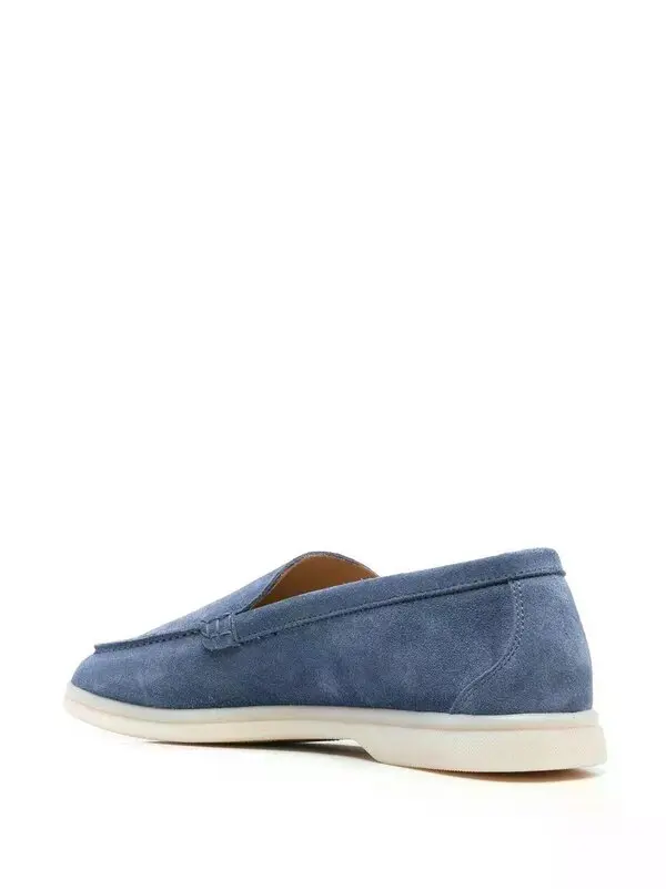 SCAROSSO Ludovico Suede Loafers - Blue