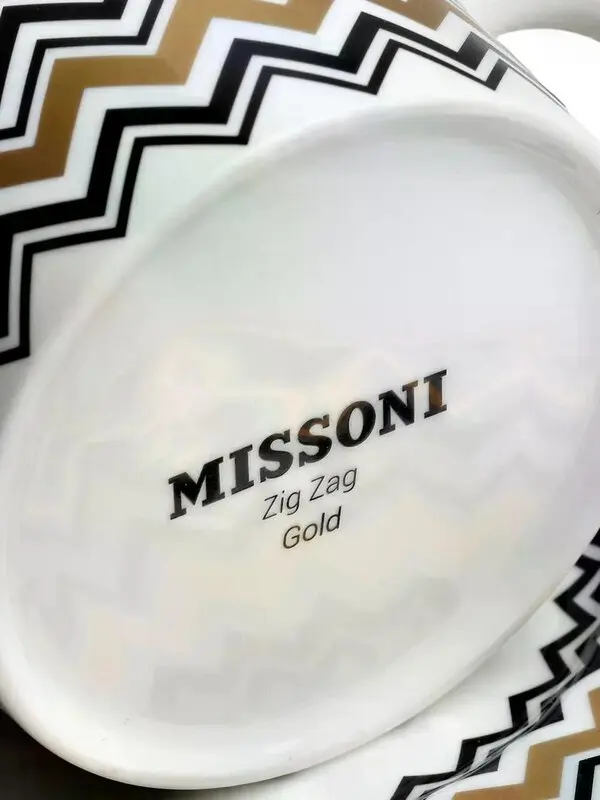 Missoni Zig Zag Coffee Cup Set - White