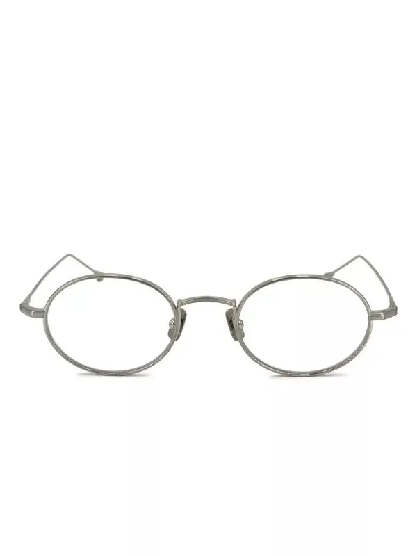 PETER AND MAY Oval-frame Glasses - Silver