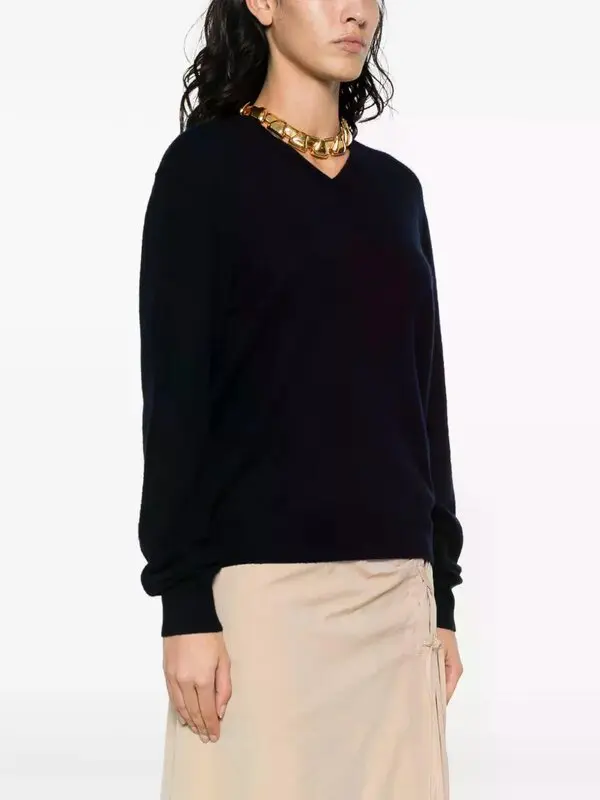 Saint Laurent V-neck Knitted Jumper