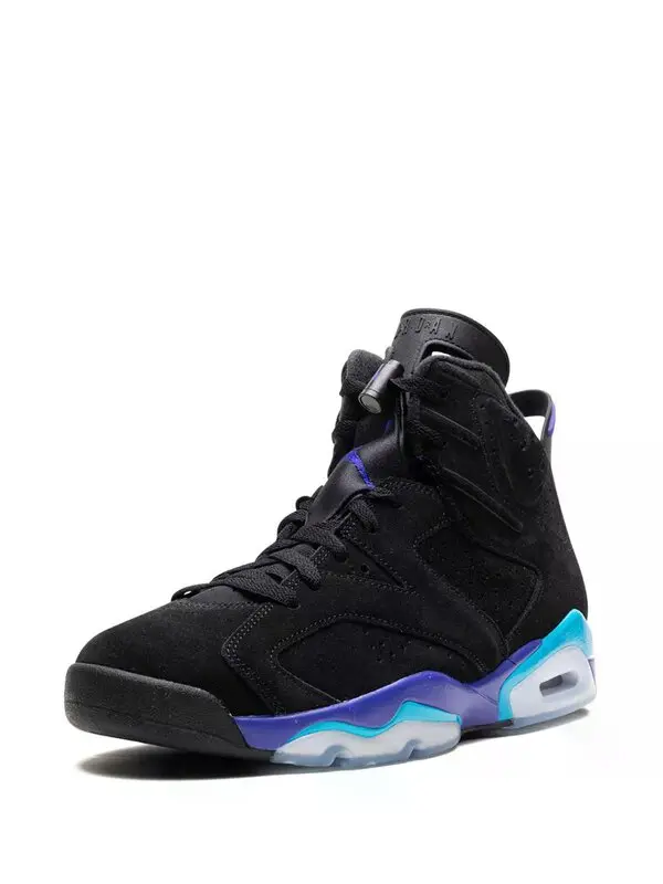 JORDAN 6 Aqua Sneakers - Black