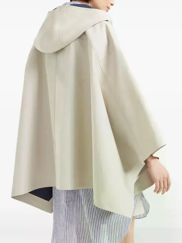 Brunello Cucinelli Cape-sleeved Jacket With Hood