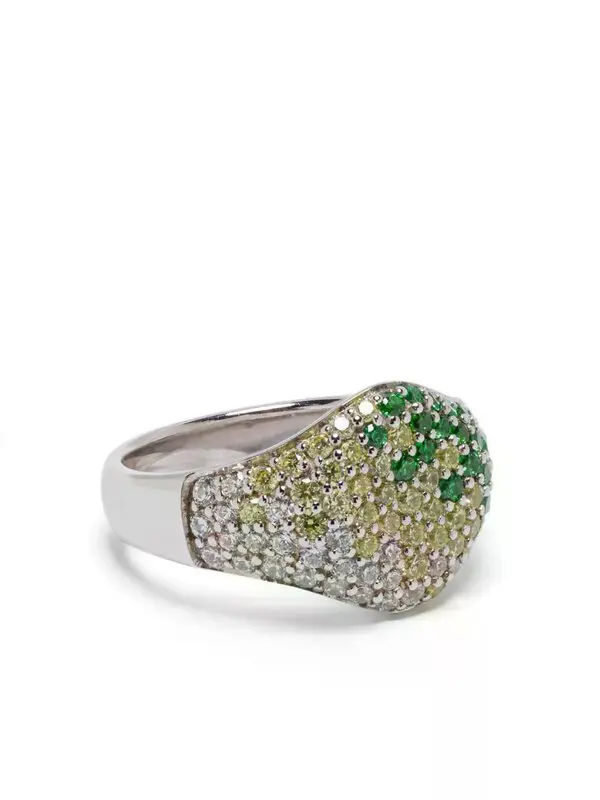 Tom Wood Mini Oval Cocktail Ring - Silver