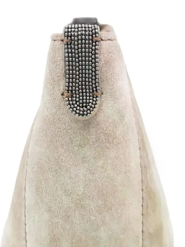 Brunello Cucinelli Suede Shoulder Bag - Neutrals
