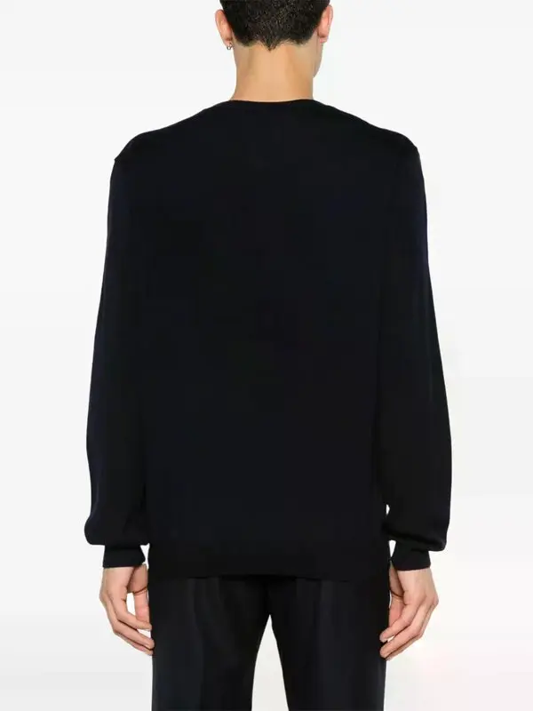 A.p.c. Logo-embroidered Wool Sweater