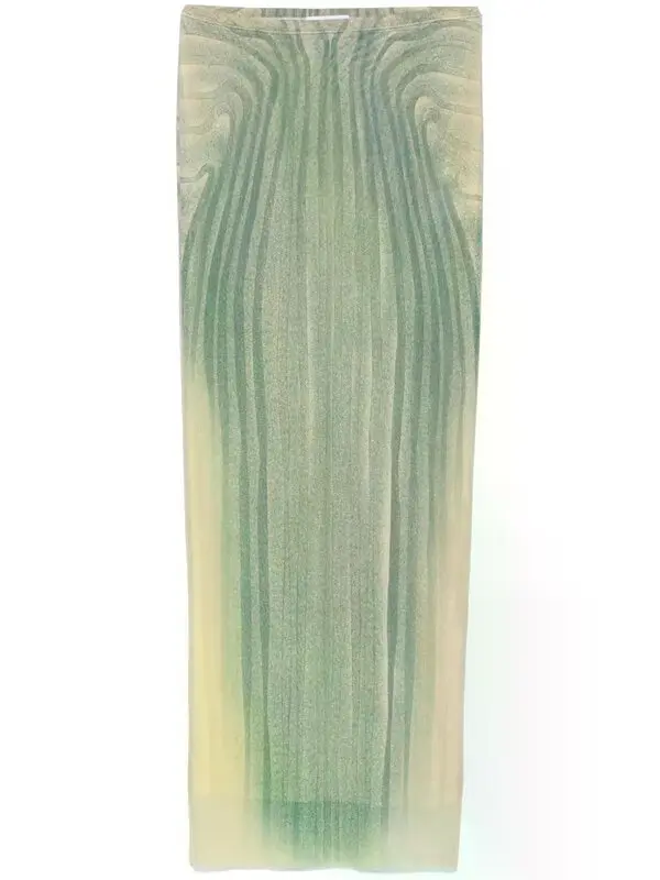 JEAN PAUL GAULTIER Spiral Maxi Skirt
