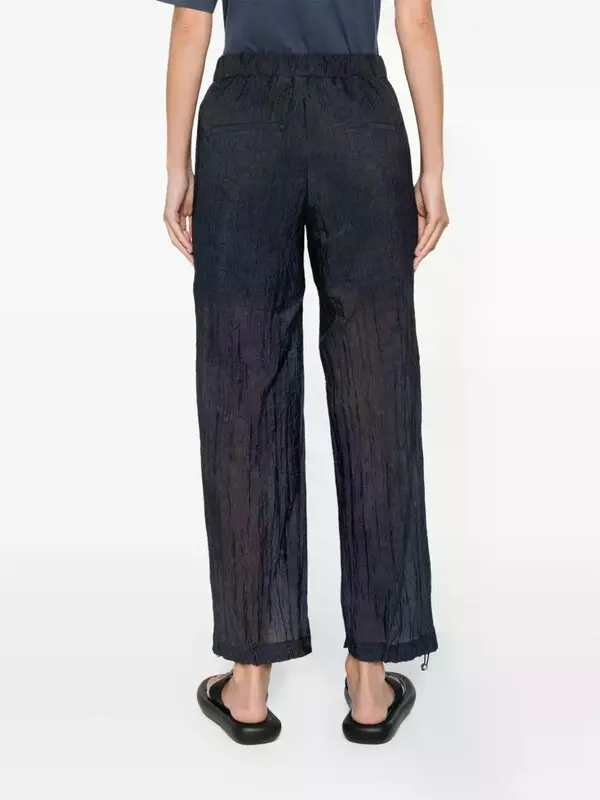 Peserico Seersucker Straight Trousers