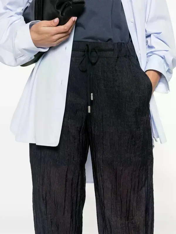 Peserico Seersucker Straight Trousers