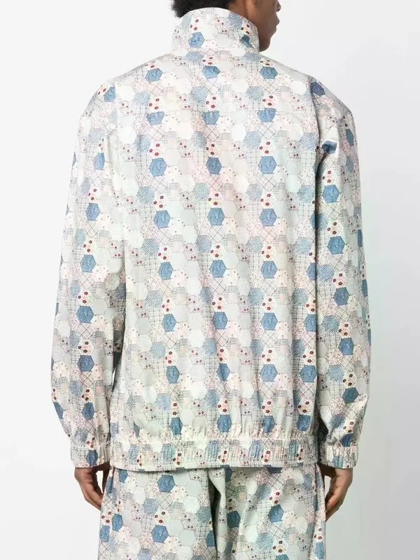 CHLOE NARDIN Geometric-pattern Cotton Lightweight Jacket