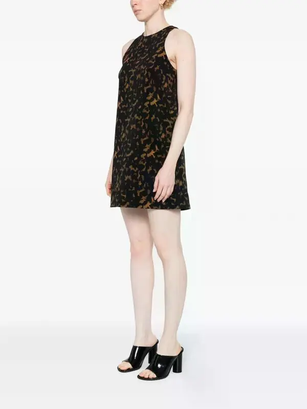 Theory Tortoiseshell Print Shift Dress