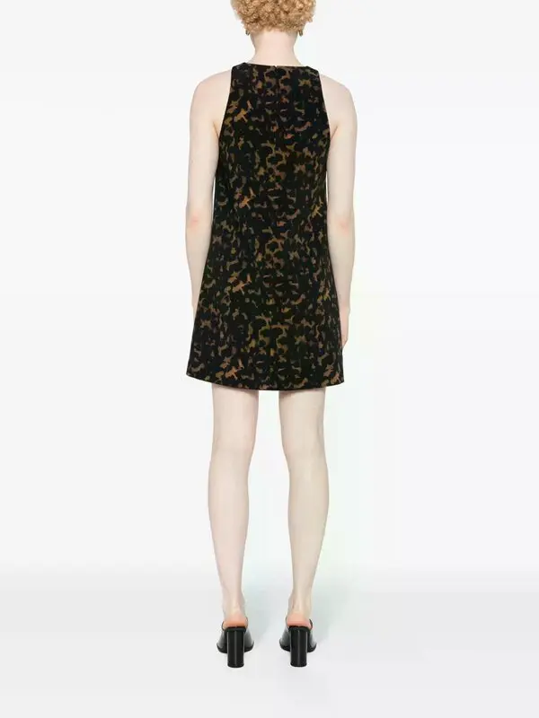 Theory Tortoiseshell Print Shift Dress