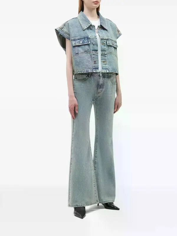 B+AB Short-sleeve Denim Jacket