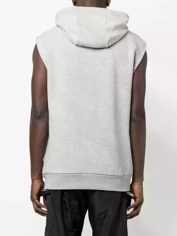 Philipp Plein Hexagon Sleeveless Hoodie