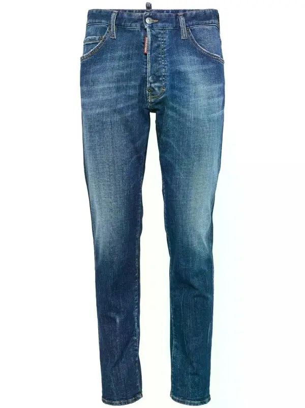 Dsquared2 Mid-rise Skinny Jeans - Blue