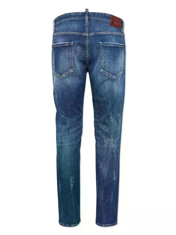 Dsquared2 Mid-rise Skinny Jeans - Blue
