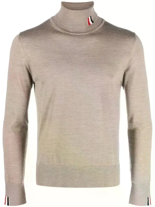 Thom Browne Fine Knit Roll-neck Jumper