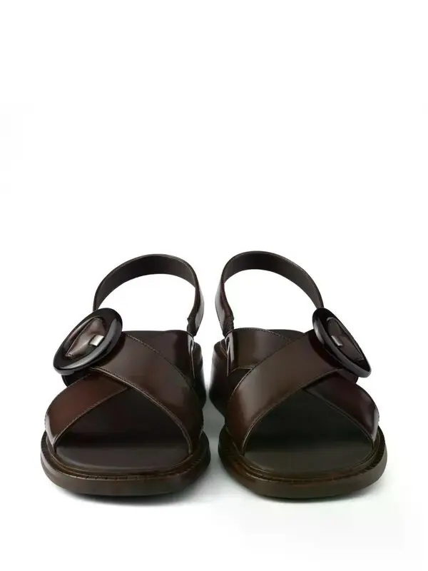 Prada Buckled Slingback Sandals