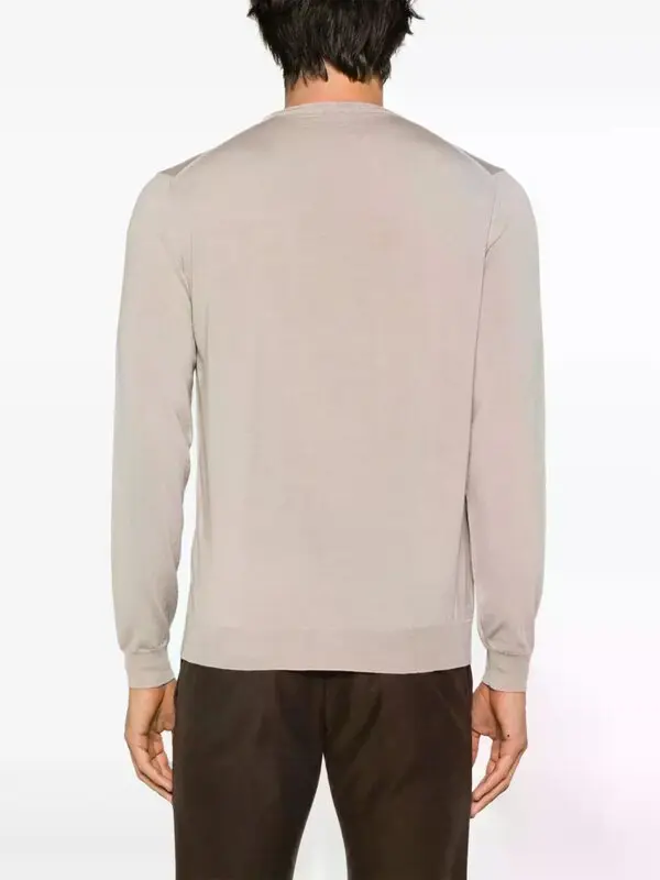 ZANONE Virgin Wool Blend Crew-neck Jumper - Neutrals