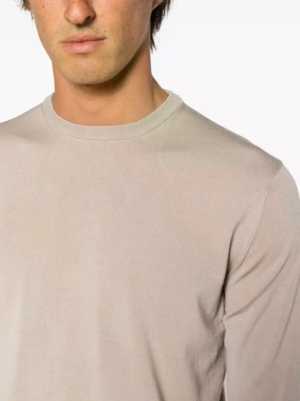 ZANONE Virgin Wool Blend Crew-neck Jumper - Neutrals