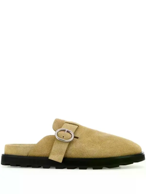 JIL SANDER Suede Slippers