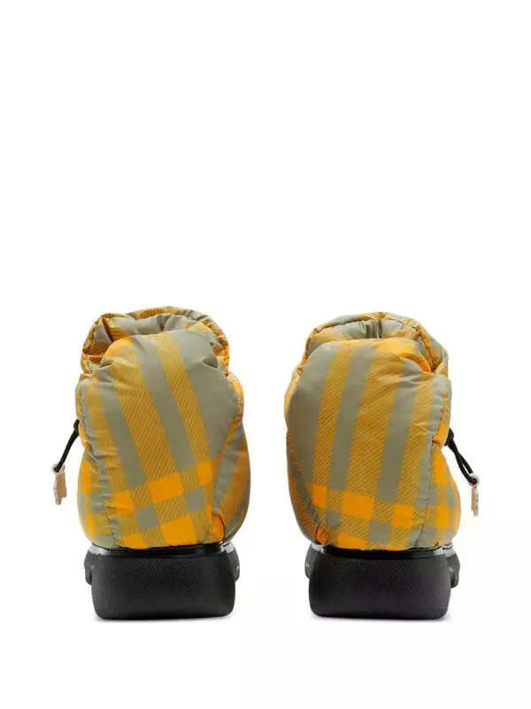 Burberry Check Pillow Padded Ankle Boots