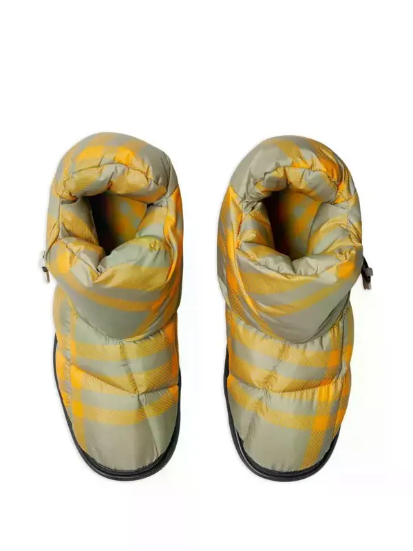 Burberry Check Pillow Padded Ankle Boots