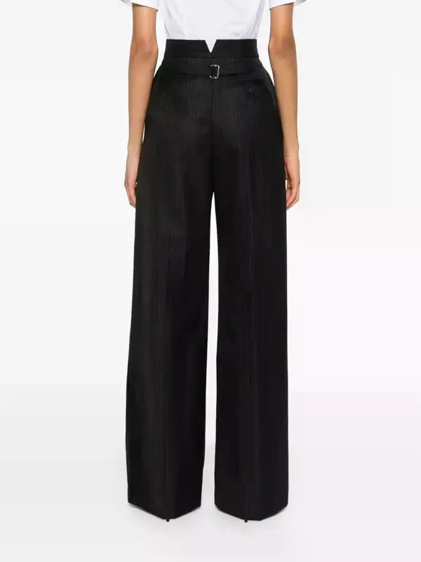 Alexander McQueen Pinstripe Tailored Wool Trousers