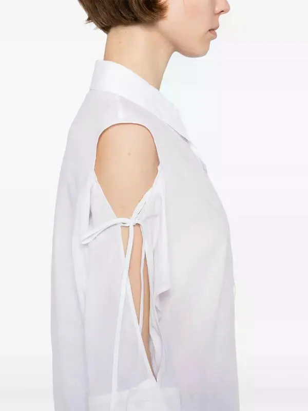 Yohji Yamamoto Asymmetrical-shoulder Shirt